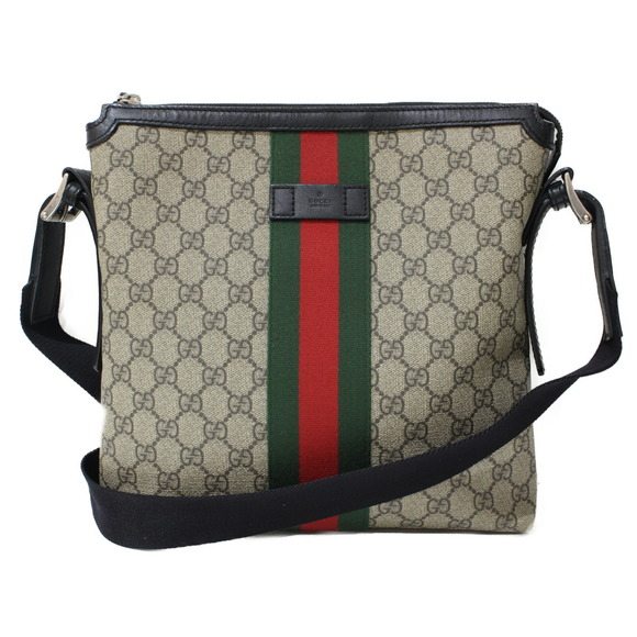 Gucci | Bags | Gucci Gg Supreme Sherry Line Messenger Bag Beige Brown ...